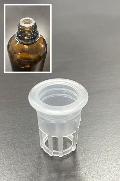 Dropper Plug (for Bottle Aroma 18/410 Glass) Natural PE – Vision Packaging