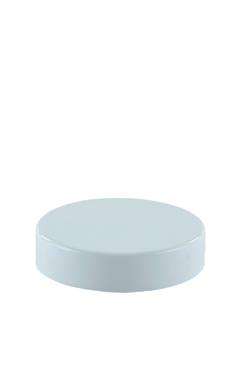 Lid 56mm Lowline White PP Flat + Cello Wad – Vision Packaging